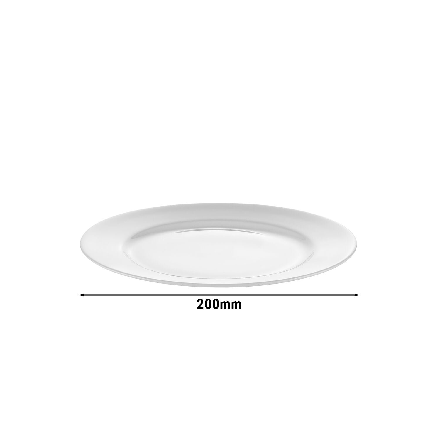 (6 stk.) WMF | AVA - Plate - flat - flagg - Ø 200 mm