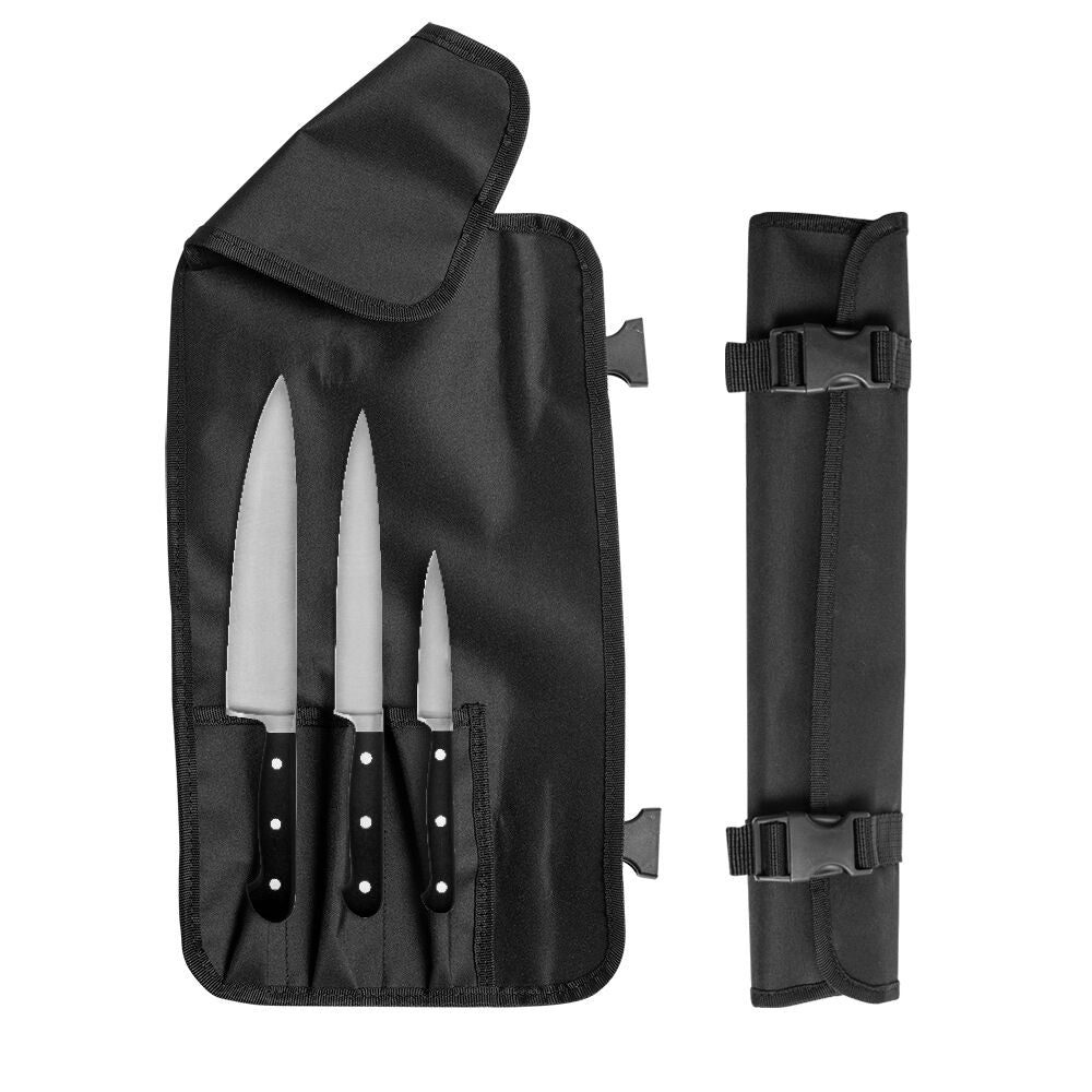 Kniver-sett Classic med Rullepose - 3 deler