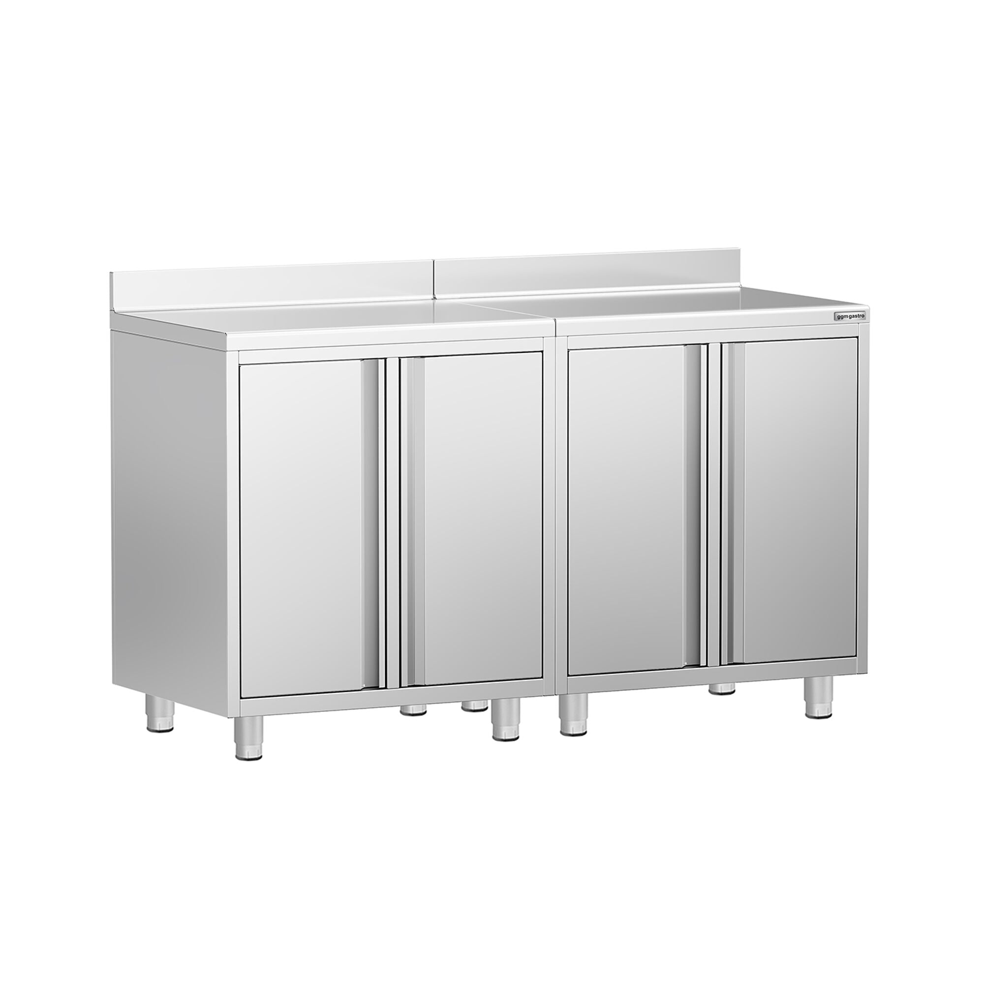 Arbeidsskap - for kaffemaskin - 1600x600mm - med 4 hengslede dører og