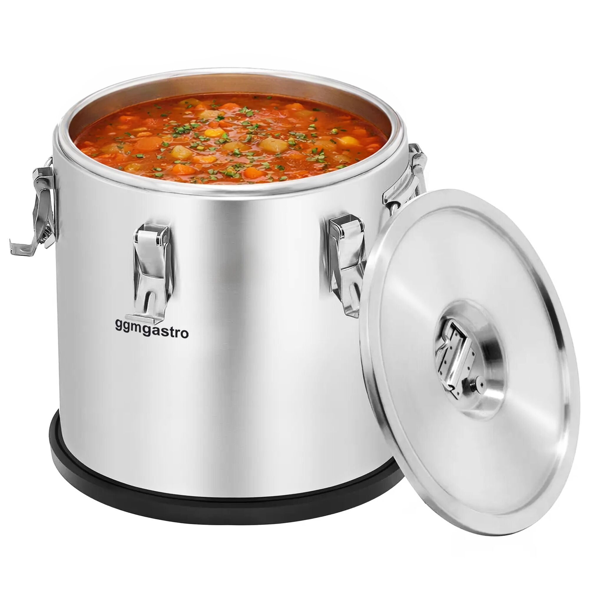 Termotransportbeholder i rustfritt stål - 20 liter - høyde 360 mm - me